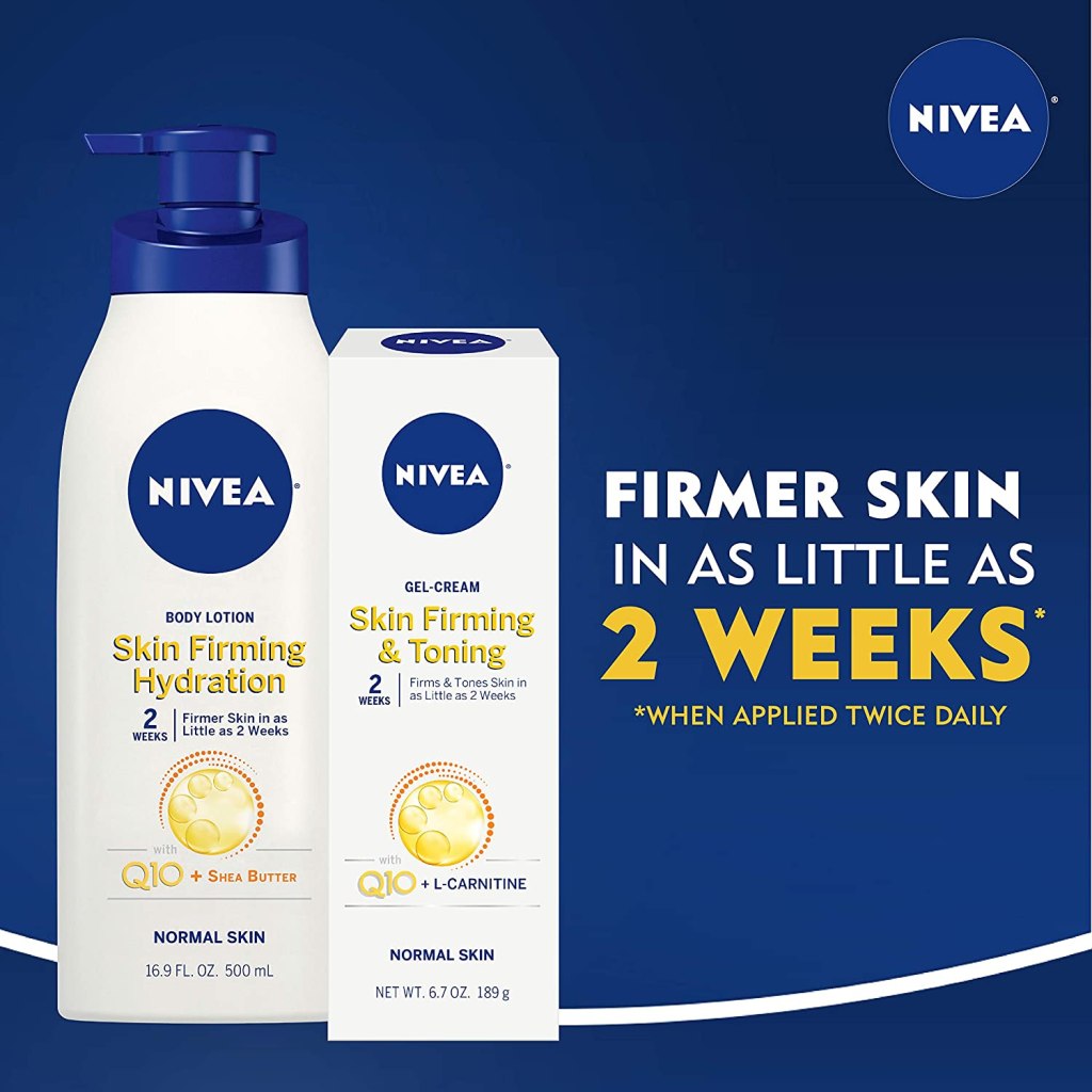 NIVEA Skin Firming Variety 2 Pack - Includes Skin Firming Lotion (16.9 ...