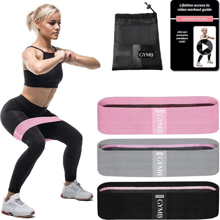 Booty 3 Resistance Bands for Legs and Butt Set, Exercise Bands Fitness ...